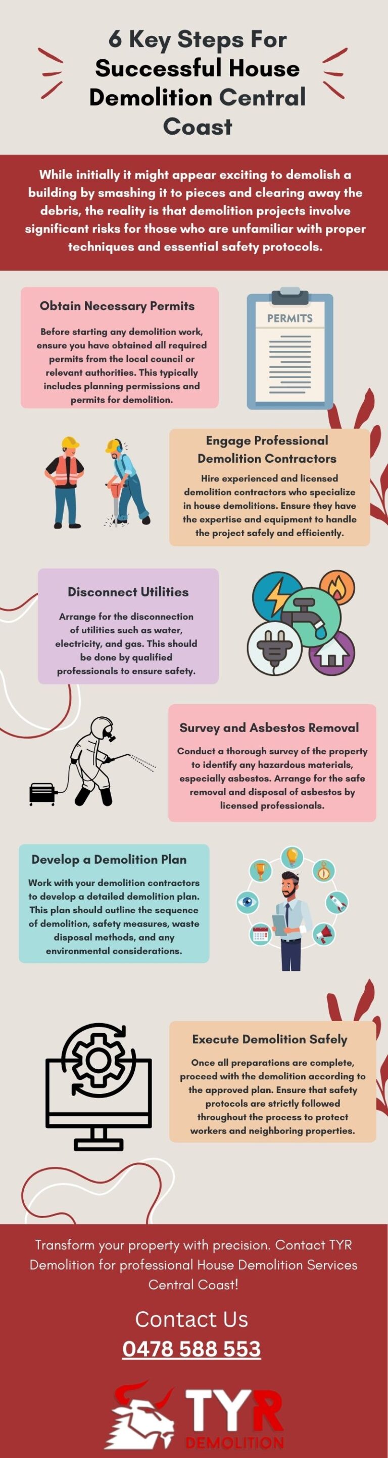 6 Key Steps for Successful House Demolition in the Central Coast